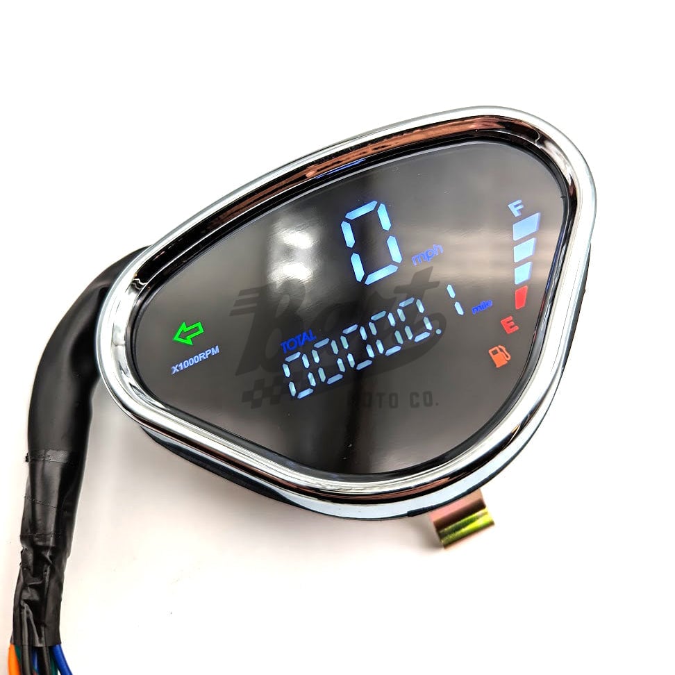 12V Digital LED MPH Speedometer – Bart Moto Co