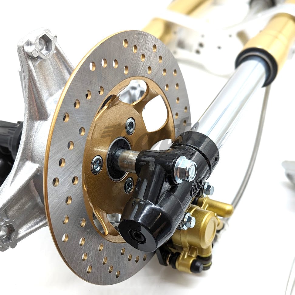 Adjustable CT70 Gold Inverted Fork with Disc V2 Front End Kit – Bart ...