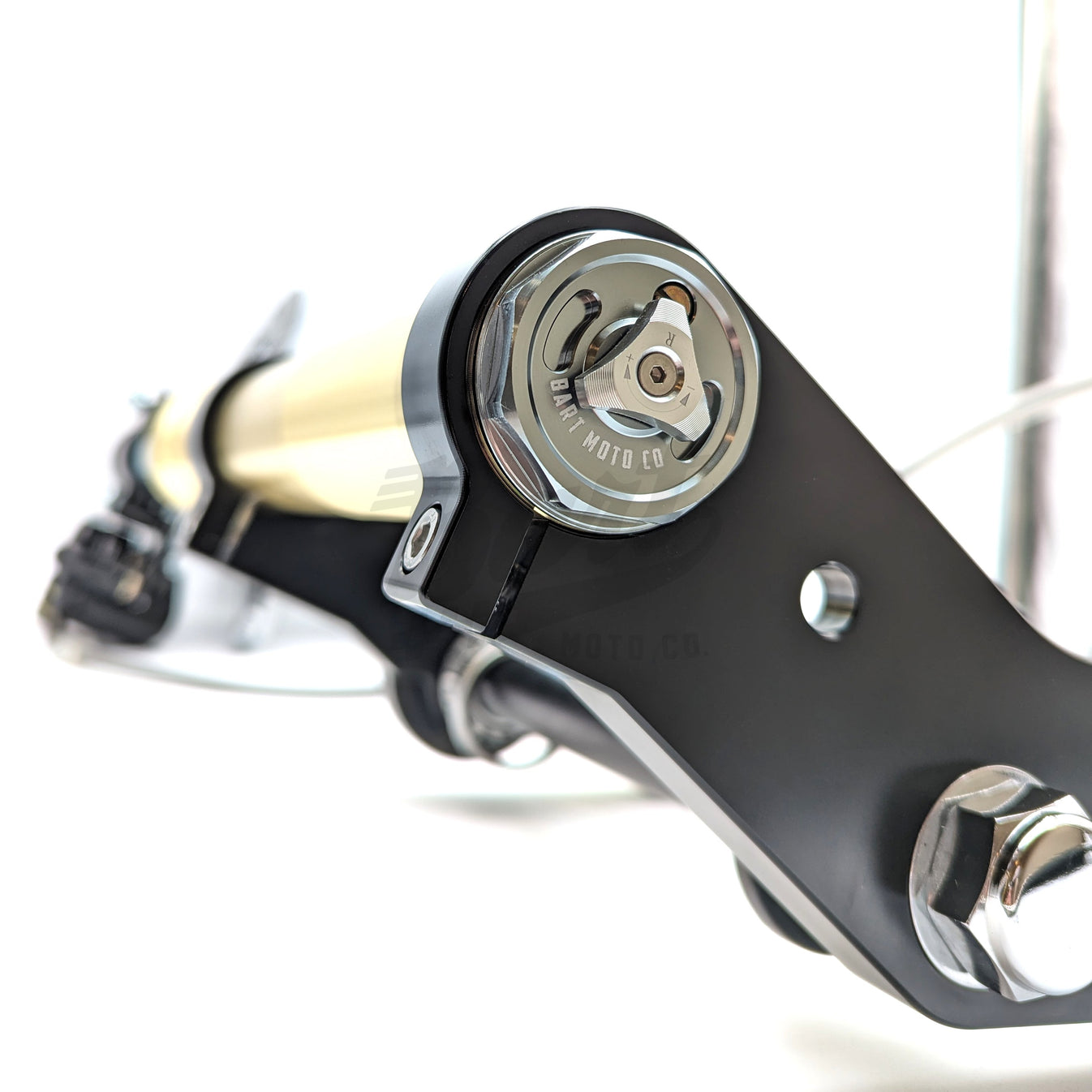 Adjustable CT70 Black & Gold Inverted Fork with Disc V2 Front End Kit ...