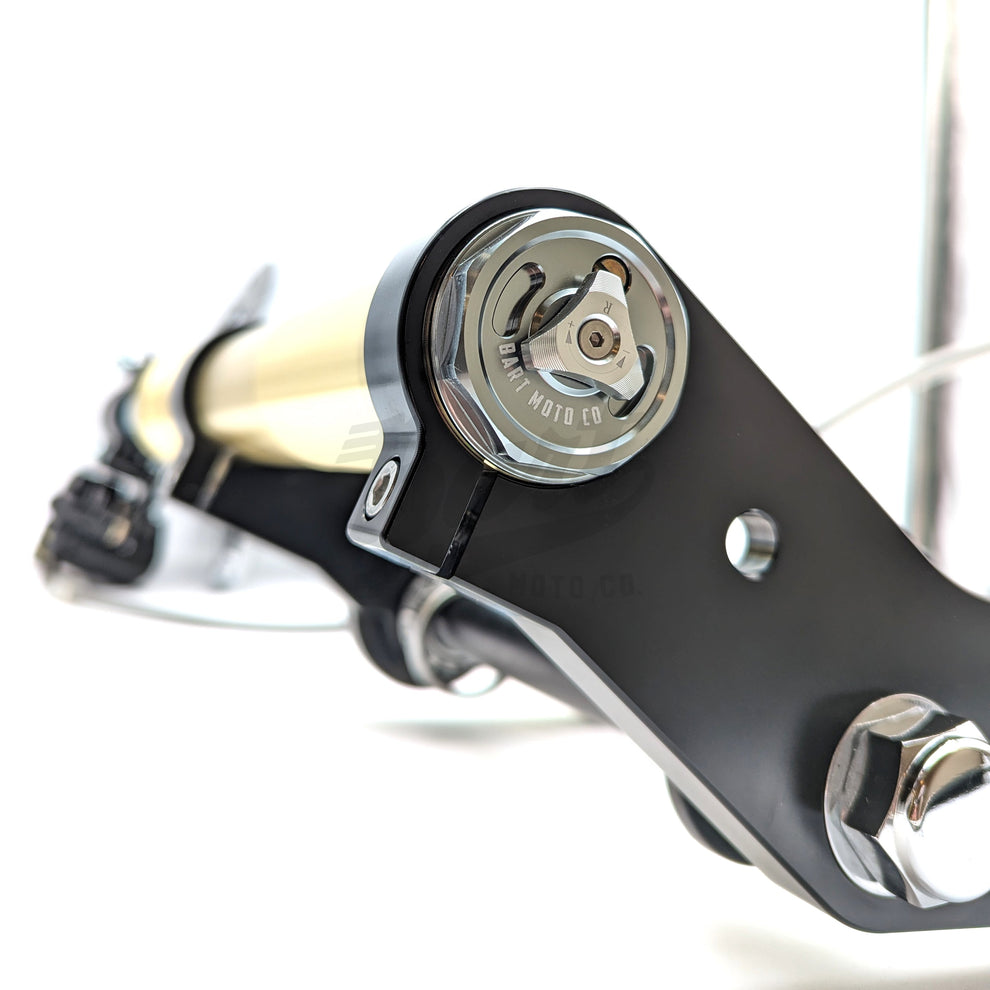 Adjustable CT70 Black & Gold Inverted Fork with Disc V2 Front End Kit ...