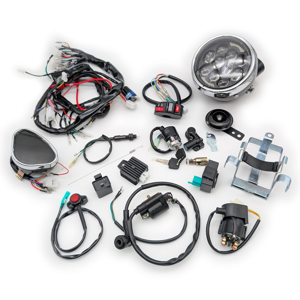 CT70 12V Complete Harness and Electrical LED Pro Version – Bart Moto Co