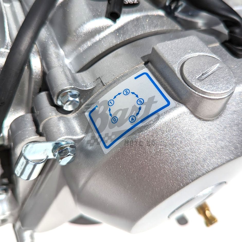 Silver YX140 140cc Electric Start Semi-Auto (Motor Only) – Bart Moto Co